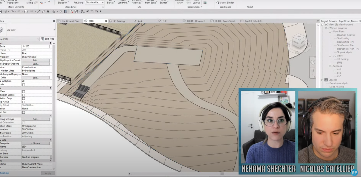 Purely Topographies on Revit Pure - Environment for Revit